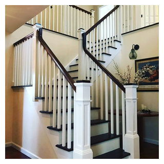 Green Brooke Stairs and Hardwood - Traditional - Staircase - New York ...