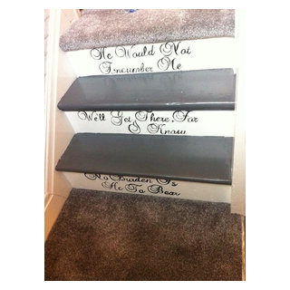 Hand Painted Stair case - Eclectic - Staircase - Other - by ...