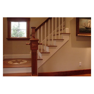 Harwichport Cape Cod - Traditional - Staircase - Boston - by Lighthouse ...