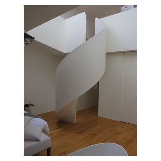 Helical shell type staircase - Contemporary - Staircase - London - by ...