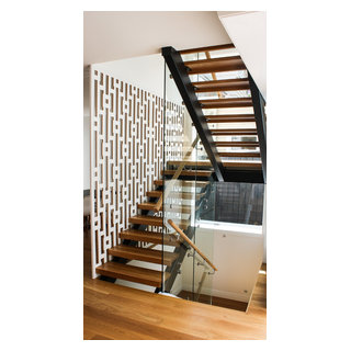 Herne Bay, Stairwell Screen - Contemporary - Staircase - Auckland - by ...