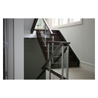 Home stairs and railings - Contemporary - Staircase - Toronto - by MNR ...