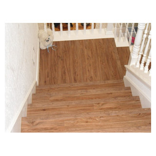Hybrid (LVT) Stairs - Traditional - Staircase - Albuquerque - by ...