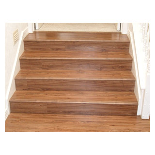 Hybrid (LVT) Stairs - Traditional - Staircase - Albuquerque - by ...