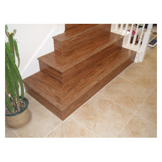 Hybrid (LVT) Stairs - Traditional - Staircase - Albuquerque - by ...