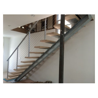I Beam Staircase - Modern - Staircase - Philadelphia - by Mitchell ...