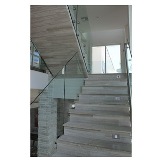 Interior Glass Balustrade - Contemporary - Staircase - Other - by ...