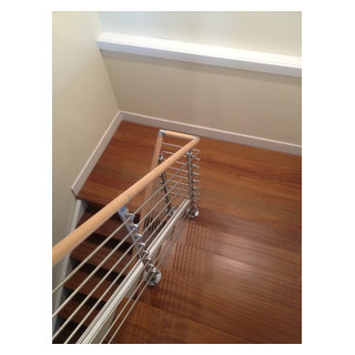 Interior Stairs with Prova Railing - tube style - Modern - Staircase ...