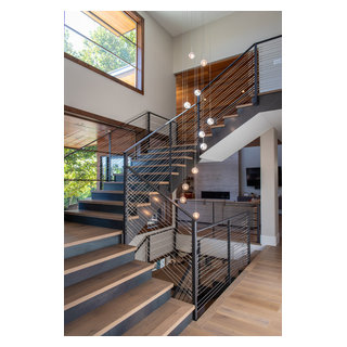 Kaysville Pond House - Modern - Staircase - Salt Lake City - by Greg ...