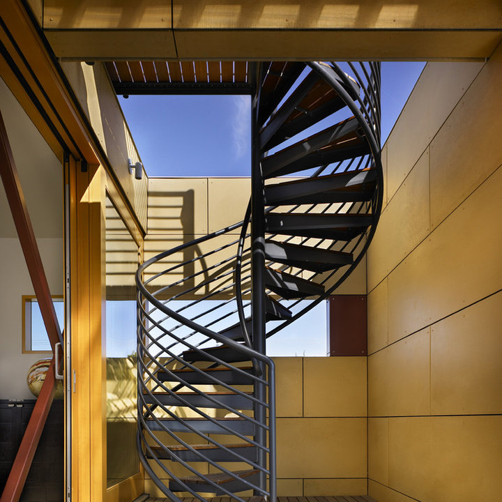 Roof Deck Spiral Stair - Photos & Ideas | Houzz