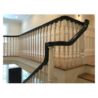 Large Turned Newel Posts - Staircase - Other - by Kinzel Wood Products ...