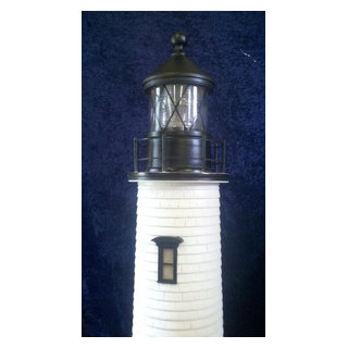 Lighthouse Newel Posts - Traditional - Staircase - Boston - by Bass ...