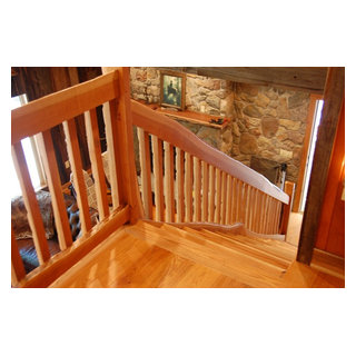 Live Edge Staircase - Rustic - Staircase - Other - by Corey Morgan Wood ...