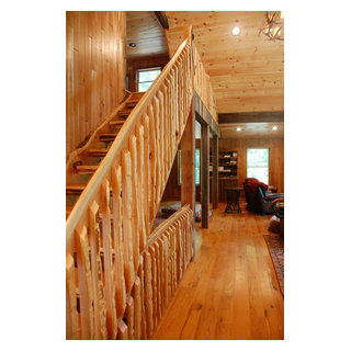 Live Edge Staircase - Rústico - Escalera - Otras zonas - de Corey ...