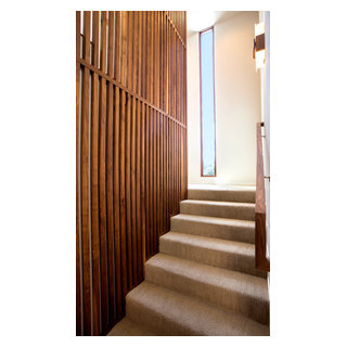 MCM remodel - Contemporary - Staircase - San Luis Obispo - by garcia ...