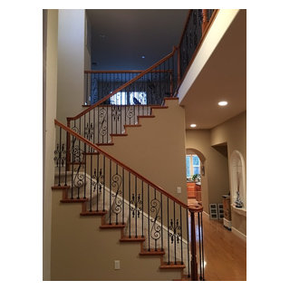 Metal Baluster Stairs - Staircase - San Francisco - by Bertram Blondina ...