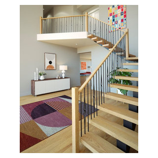 Mid-Century Modern Staircase - Mid-Century - Treppen - Vancouver - von ...