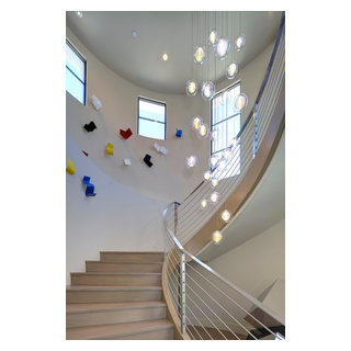 Modern Mediterranean Scottsdale AZ - Contemporary - Staircase - San ...