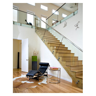 Modern staircase - Contemporary - Staircase - Los Angeles - by KuDa ...