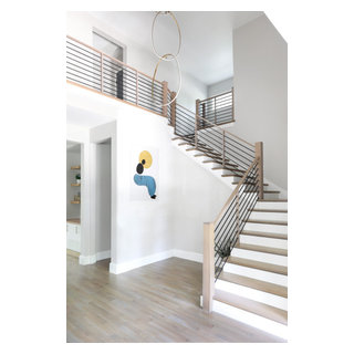 Modernized Tradition - Contemporary - Staircase - Dallas - by Layered ...