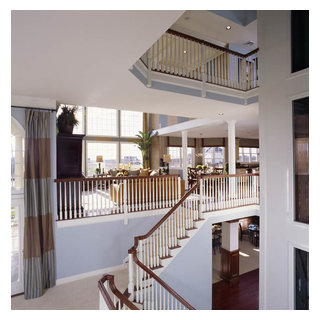 Multi-Level Stairs and Balcony - Traditional - Staircase - Philadelphia ...