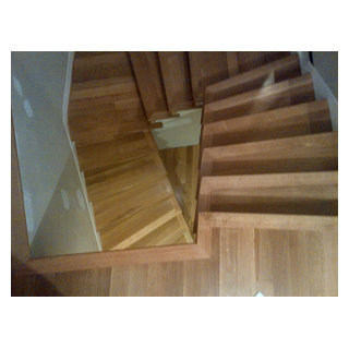 Natural Swedish finished White oak rift quartersawn installation ...