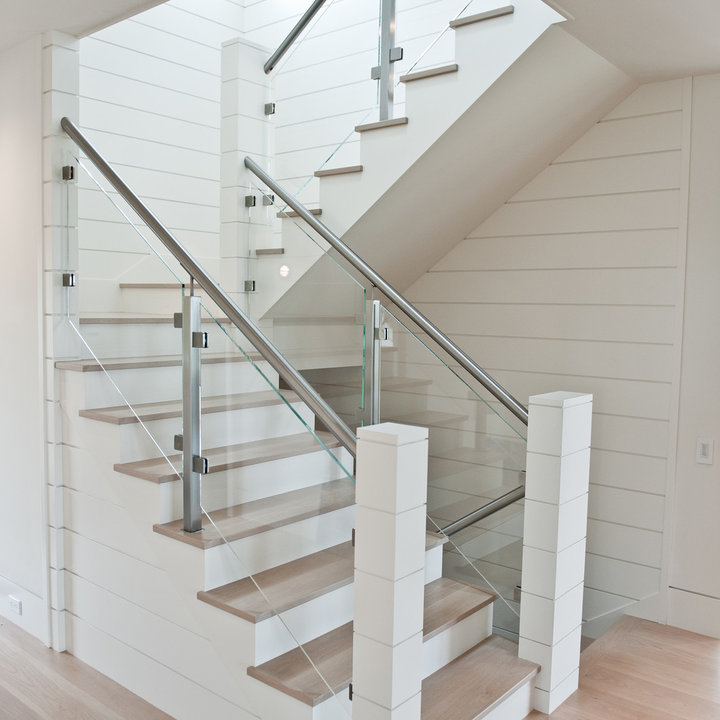Glass Staircase Railing - Photos & Ideas | Houzz