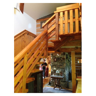 New - Rustic - Staircase - Other - by Michael J. Till Associates | Houzz