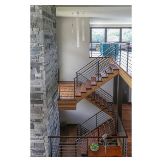 Oak Hollow Residence - Contemporary - Staircase - Other - by 4D Design ...