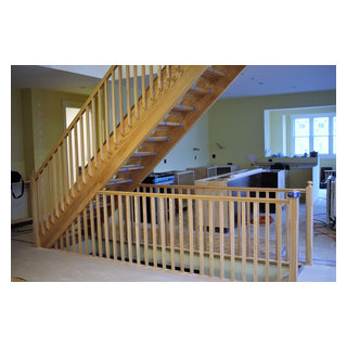 Open Rise Free Standing Stair - Contemporary - Staircase - DC Metro ...
