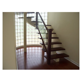 Open-riser Mono-stringer - Modern - Staircase - DC Metro - by The Stair ...