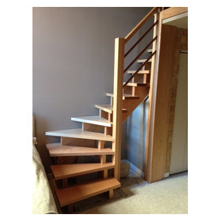 open stair case - Modern - Staircase - Chicago - by Trezunswoodcraft ...