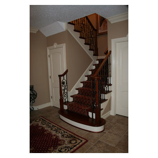 Over the Post Stair Project. Means Residence. Melbourne Fl ...