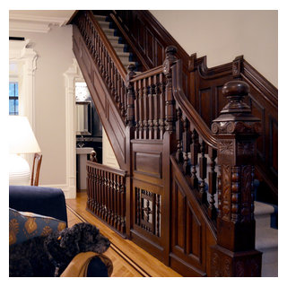 Park Slope Brownstone - Traditional - Staircase - New York - by Eric ...