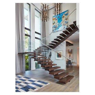 Private Residence, Boca Raton - Contemporary - Staircase - Miami - by ...