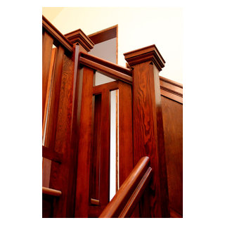 Queen Anne Custom Staircase Railing - Craftsman - Staircase - Seattle ...