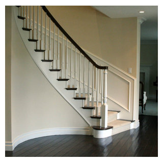 Radius Panels - Traditional - Staircase - Orange County - by OC Stairs ...