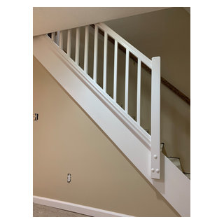 Removable railing installed - Traditional - Staircase - Portland - by ...