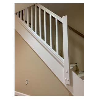 Removable railing - Traditional - Staircase - Portland - by Portland ...