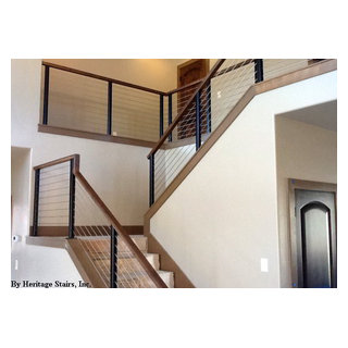 Residential Cable Railing - Modern - Staircase - Las Vegas - by Ultra ...