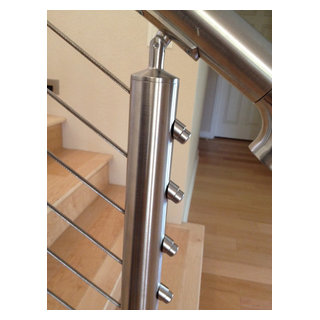 Round Stainless Steel Cable Stair Railing Bakersfield, CA ...