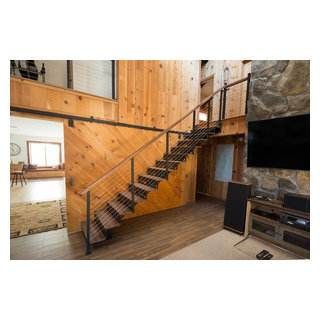 Rustic DIY Floating Stair Kit - Rustic - Staircase - Philadelphia - by ...