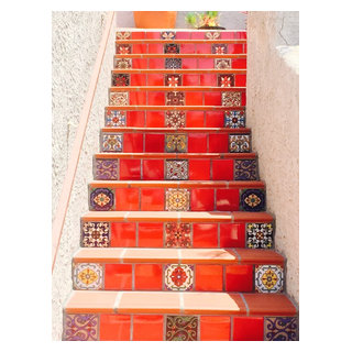 Saltillo Stairs - Mediterranean - Staircase - Los Angeles - by Chuy's ...