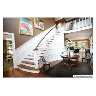 Grand staircase on Crescent Parkway - Traditional - Staircase - New ...