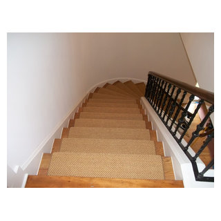 Sisal Stair Runners - Traditional - Staircase - Tampa - by Carpet ...