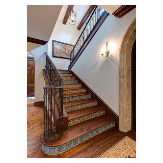 Spanish Colonial Residence - Mediterranean - Staircase - San Diego - by ...