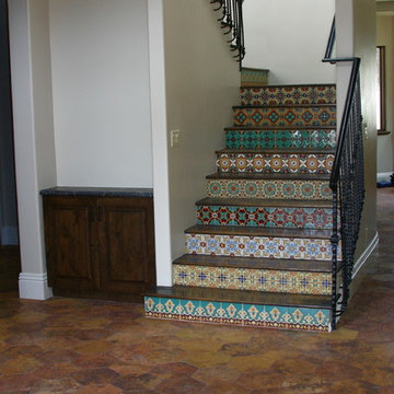 Spanish Style Ideas Stairs - Photos & Ideas | Houzz