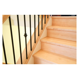 Split-Level Custom Stairs - Contemporary - Staircase - Toronto - by ...