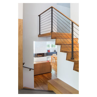 Split level stairs - Modern - Staircase - Philadelphia - by Gary Rosard ...
