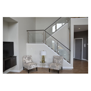Stainless Steel & Glass Railing - Contemporary - Staircase - Other - by ...